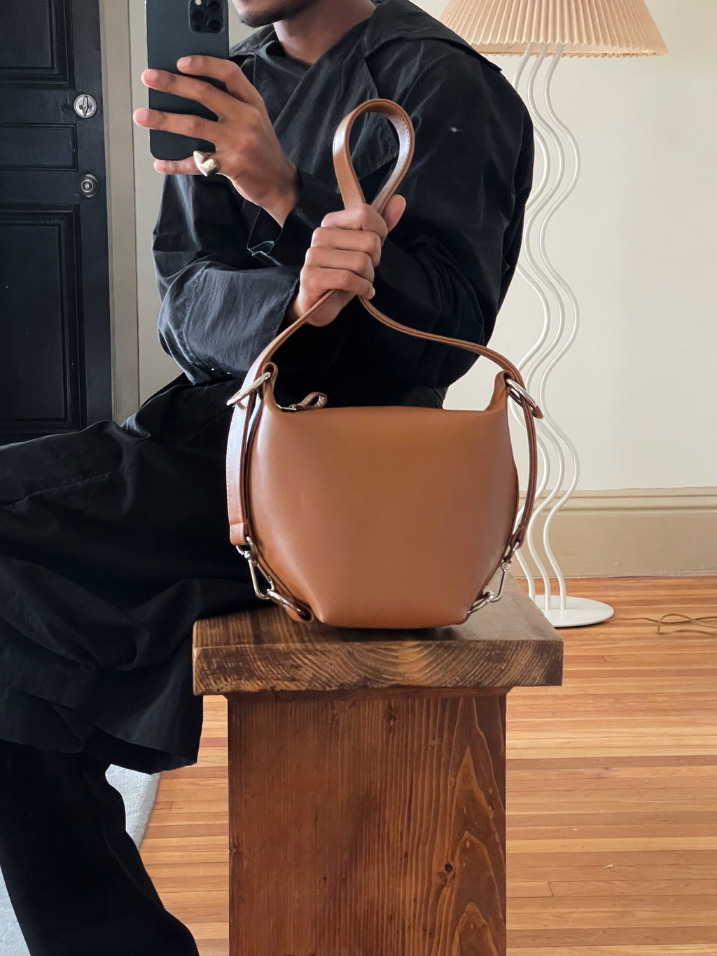 Fold Bag • Camel | Tan Shoulder Bag – HOZEN